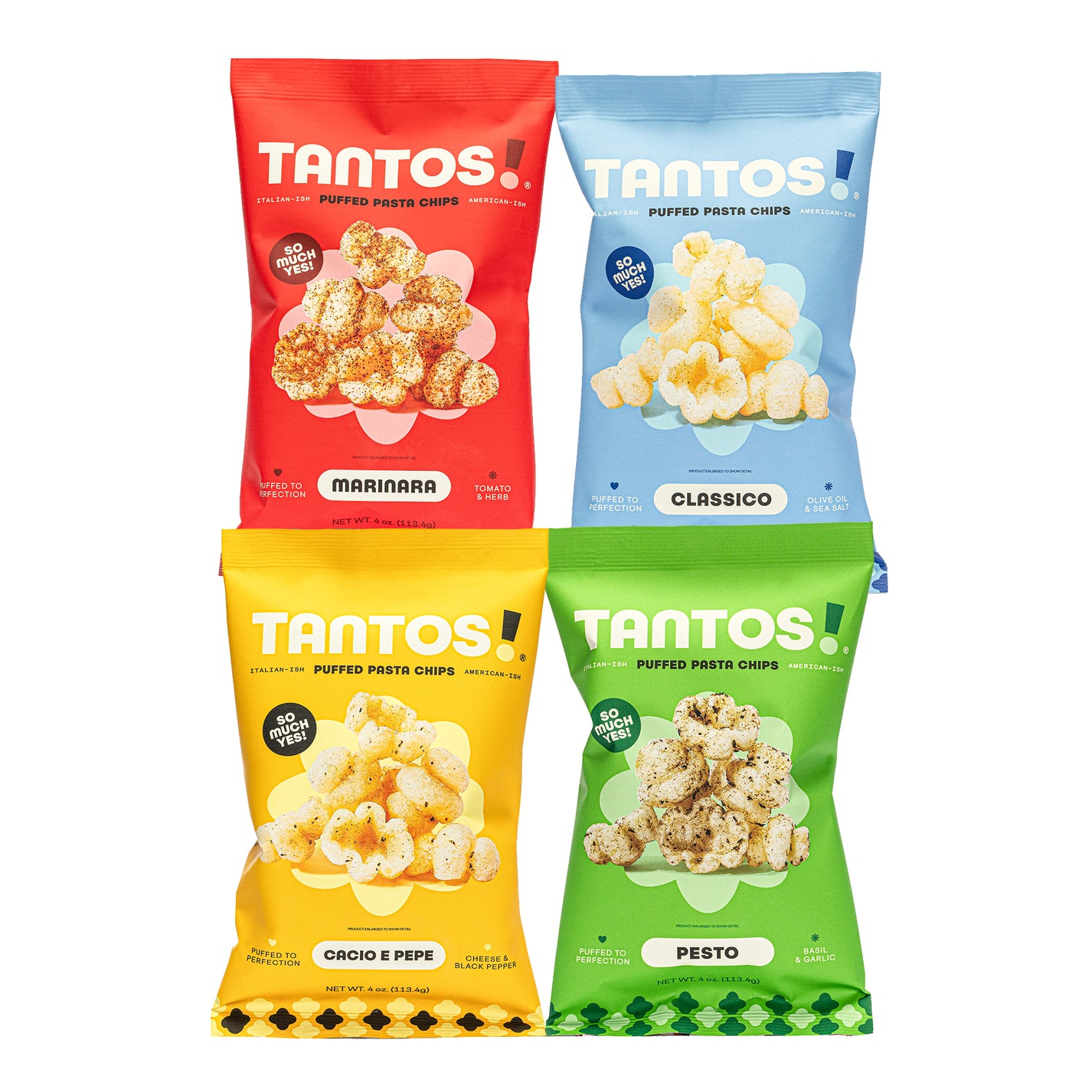Tantos! - Variety Pack Puffed Pasta Chips